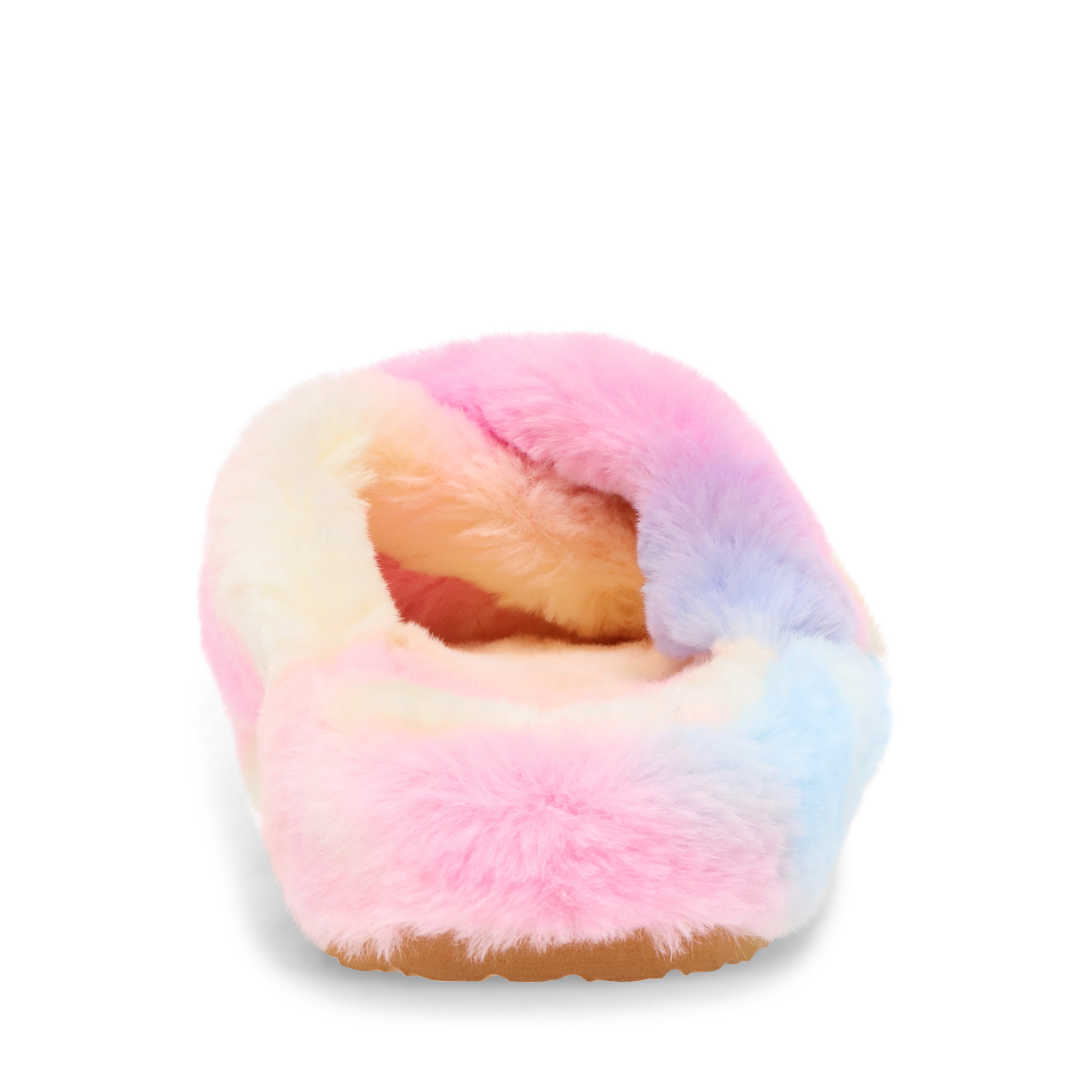 Buy Fuzed Pink Multi Flat Sandals Online in UAE | Steve Madden – Steve ...